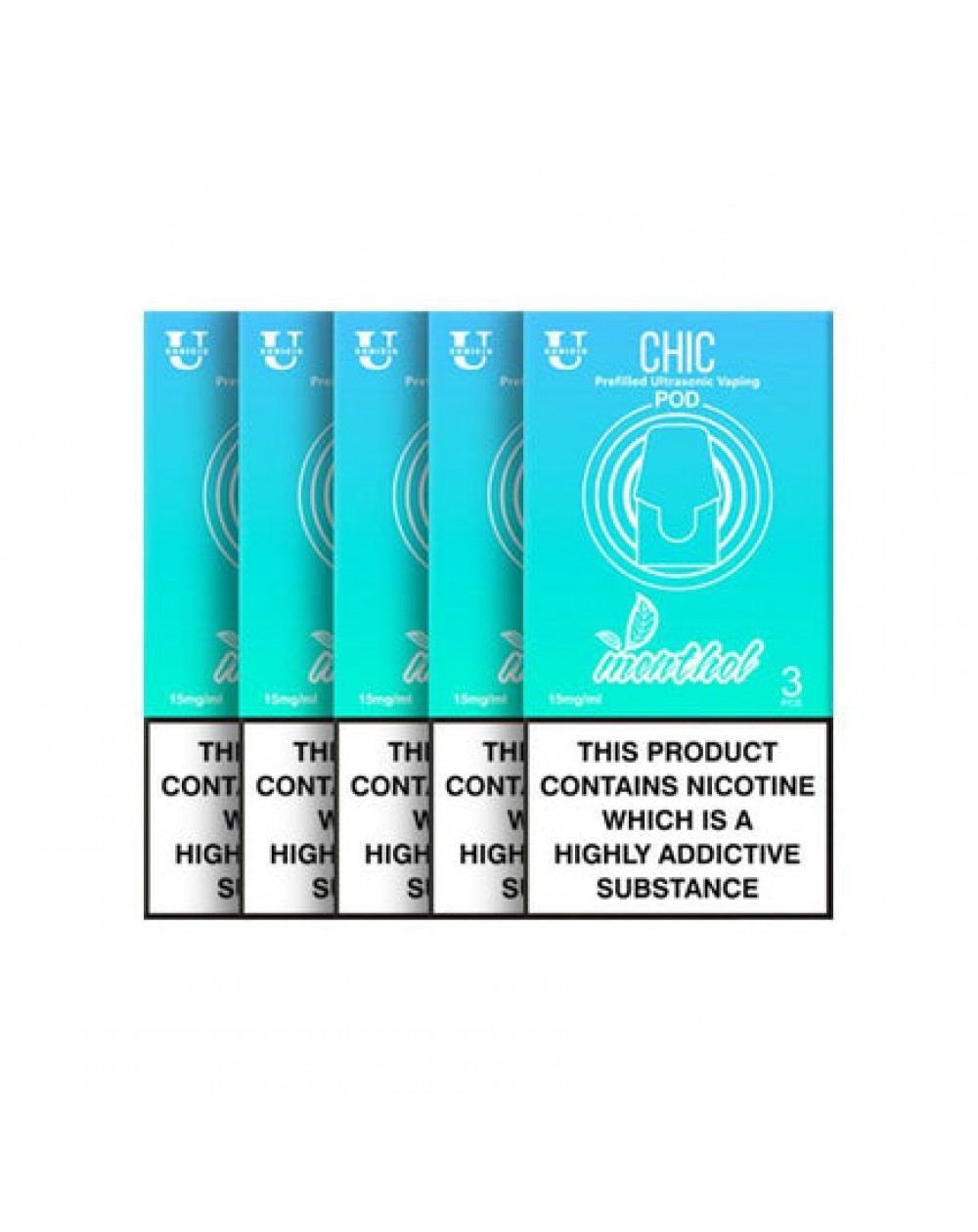 Usonicig - Chic Replacement Pods | 5 Pack | Vape Pods